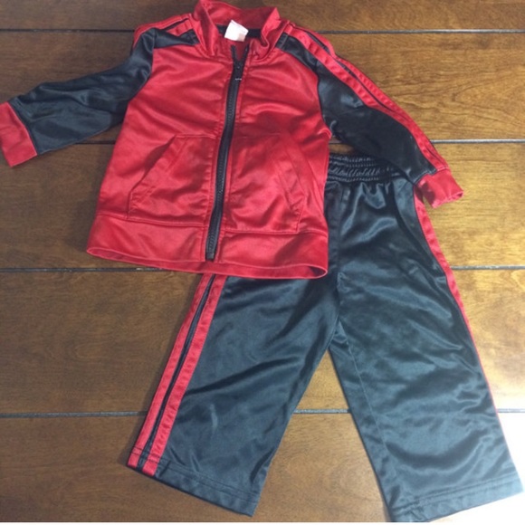 healthtex | Matching Sets | Heathtex Black And Red Track Suit | Poshmark